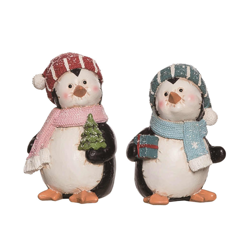 Chilly & Cheer Penguin Figurine Pair – Tate + Zoey